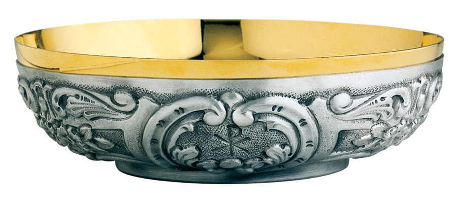Catholic goods and religious supplies - Bowl paten: Baroque-style bowl ...