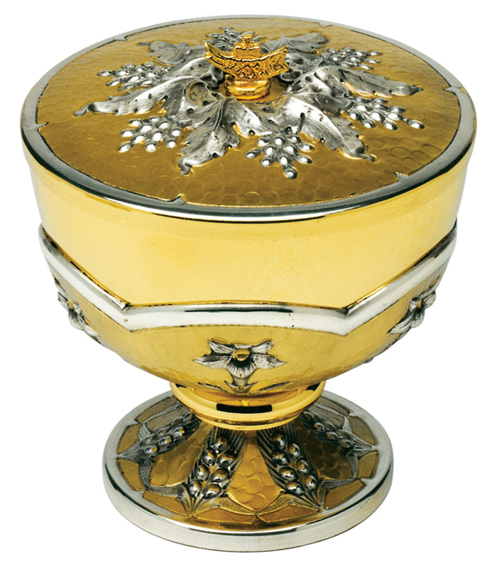 Catholic goods and religious supplies - Ciboria: Ciborium with wheat ...