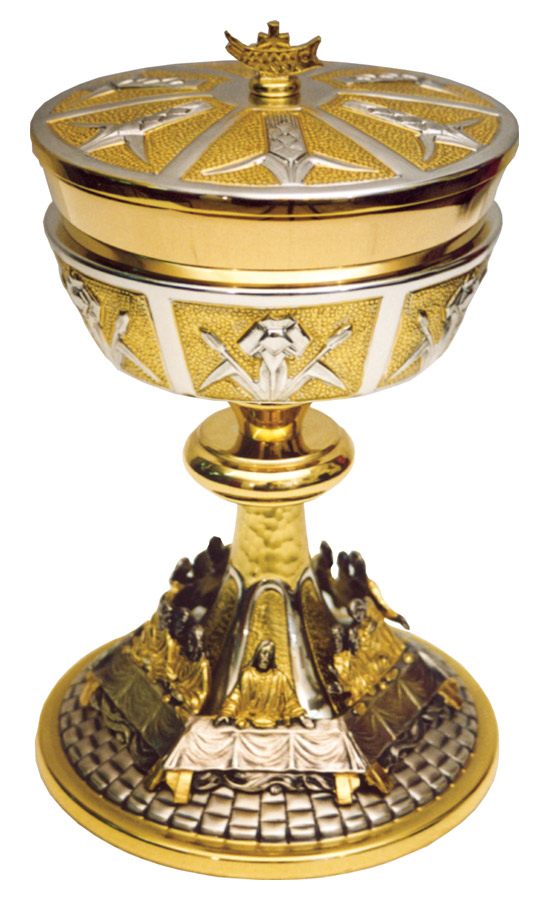 Catholic goods and religious supplies - Ciboria: Ciborium with the last ...